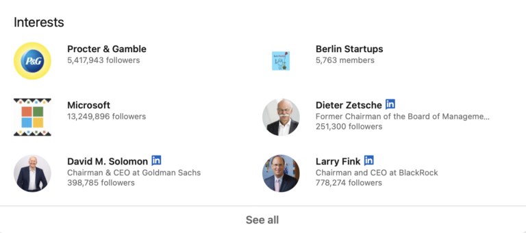 How to add interest on LinkedIn? Complete Guide